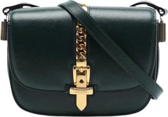 Gucci Sac bandouli&egrave;re Pre-owned - Femme - Pre-owned - Vert - Taille: ONE Size