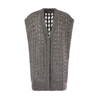 Herno Offener Strickcardigan - - Knitwear - Herren - Grau - L