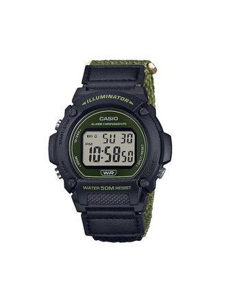 Casio Uhr W-219HB-3AVEF Schwarz