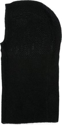 Ann Demeulemeester Ribbed Weave Balaclava
