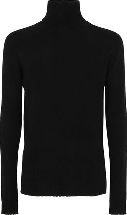 MD75 Rollkragenpullover - Schwarz
