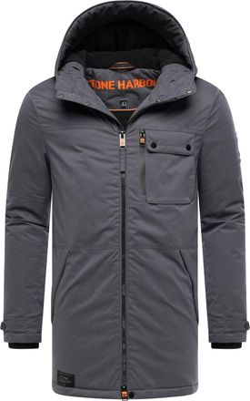 Stone Harbor Herren Winterparka Fintaan mit Fleecefutter & 2-Wege-Rei&szlig;verschluss