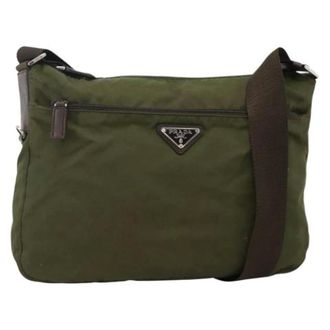 Prada unisex, Pre-owned, Vert, Taille: ONE Size Sac bandouli&egrave;re vintage Pre-owned