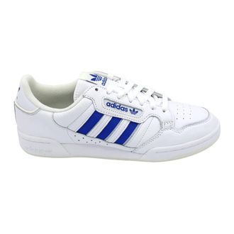 adidas Gestreifte Ledersneakers Gummisohle - - Sport - Herren - Wei&szlig; - 45 1/3 EU