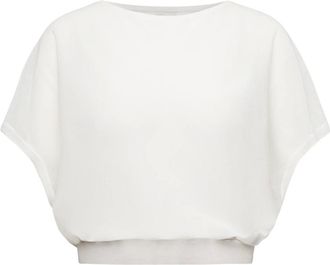 Drykorn Femme, Blouses et Chemises, Beige, Taille: 40 FR Gerlotta Knit T-Shirt