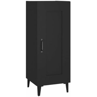 vidaXL Buffet Noir 34,5x34x90 cm Bois ding&eacute;nierie