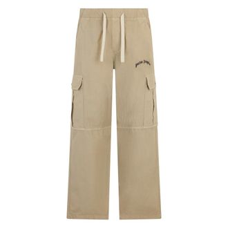 Palm Angels Homme, Pantalons, Beige, Taille: L Cargo Pants