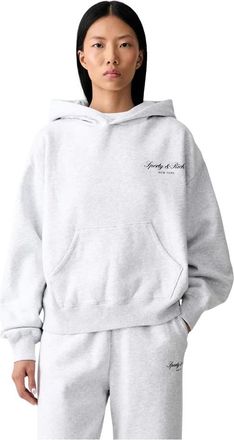 Sporty & Rich Damen, Sweatshirts & Hoodies, Grau, MGr&ouml;&szlig;e