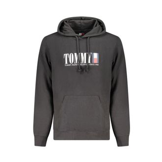 Tommy Hilfiger Cotton Kapuzenpullover - - Sweatshirts & Hoodies - Herren - Schwarzk - S