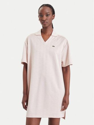 Lacoste Kleid f&uuml;r den Alltag EF8309 Hellrosa Regular Fit