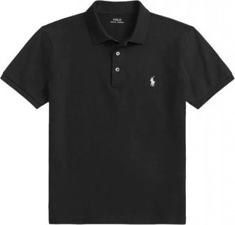Ralph Lauren Homme, Tops, Noir, Taille: S Polo Coupe Slim Personnalis&eacute;e