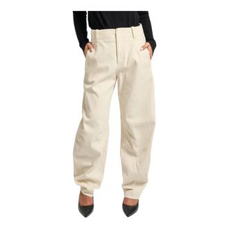 HUGO BOSS Femme, Pantalons, Blanc, Taille: 40 FR Pantalon Blanc &Eacute;l&eacute;gant