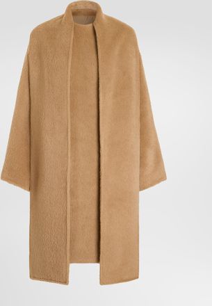 Dolce & Gabbana Mantel Aus Alpaka-velours - Frau M&auml;ntel Und Jacken Beige 38