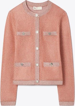 Tory Burch Damen Kendra Mesh-Cardigan