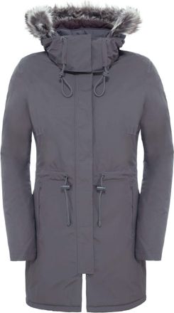 The North Face Damen W ZANECK Parka, Grau-Rabbit Grey, L