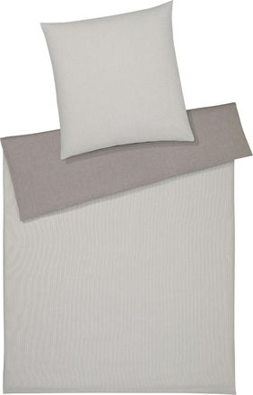 Elegante Soft-Flanell-Bettwäsche-Garnitur Tender Farbe Marone Größe 135x200+80x80