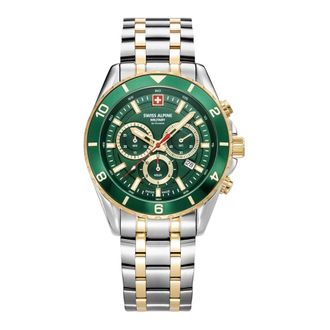 Swiss Alpine Military Sierra Chronograph - Homme - Accessoires - Vert - Taille: ONE Size