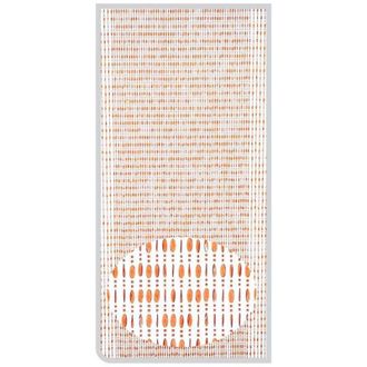 Trade Shop Trade Shop Traesio - Trade Shop - brauner pvc-fliegenvorhang mit perlenf&auml;den 100X220 cm dekoration TPL10 017330