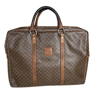 Celine Sac &agrave; main vintage en cuir Pre-owned - Femme - Pre-owned - Brun - Taille: ONE Size