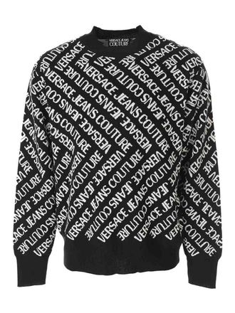 Versace Jeans Couture Pull Col Rond - Noir
