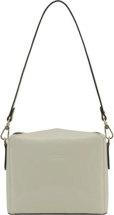 Pourchet Femme, Sacs, Blanc, Taille: ONE Size Cassetta Shoulder Bag