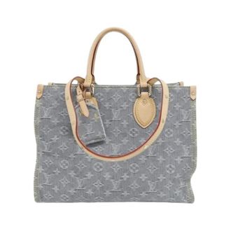 Louis Vuitton Pre-owned Monogram Denim Tote Bag - - Pre-owned - Damen - Grau - ONE SIZE