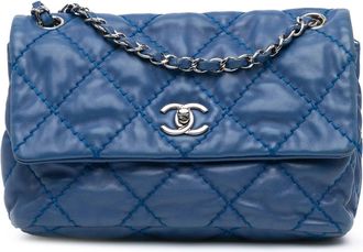 Chanel Hobo Bags - Small Calfskin Love Me Tender Flap - Gr. unisize - in Blau - f&uuml;r Damen