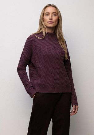 Street One Strickpullover mit Materialmix