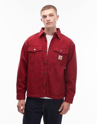 Carhartt Work in Progress Selby - Veste chemise en jean - Rouge