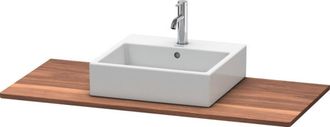 Duravit XSquare Massivholz-Konsole 061F, 1200 x 550 mm, 1 Ausschnitt - XS061F07777