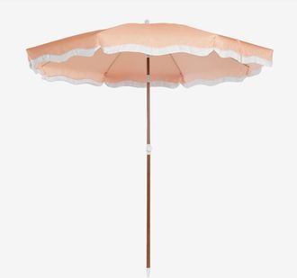 Sklum Parasol Jarko &Oslash;230 cm en tissu et acier SKLUM Orange P&ecirc;che