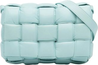 Bottega Veneta Hobo Bags - Nappa Intrecciato Padded Cassette Crossbody - Gr. unisize - in Blau - f&uuml;r Damen