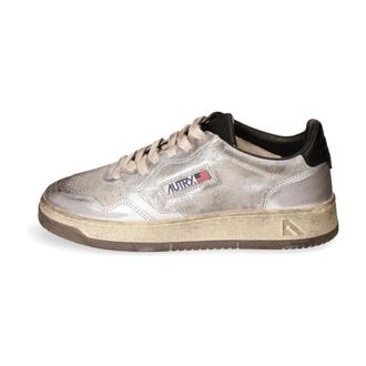 Autry Homme, Chaussures, Gris, Taille: 43 EU Baskets Style Vintage