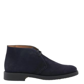 Antica Cuoieria Wildleder Desert Boots - - Shoes - Herren - Blau - 40 EU