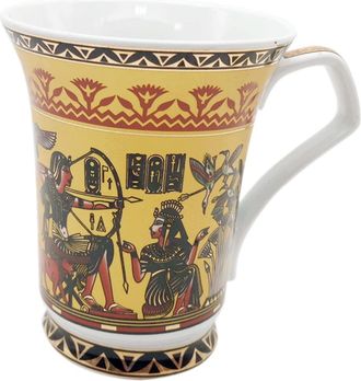 Generic Keramik-Kaffeetasse, antiker &auml;gyptischer Stil, Porzellantasse, gro&szlig;e Tasse f&uuml;r Kaffee, Tee, geeignet f&uuml;r Zuhause, bestes Geschenk oder Souvenir f&uuml;r Fa