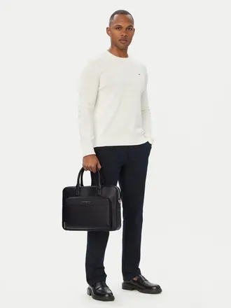 Tommy Hilfiger Laptoptasche Tommy Hilfiger Th Central Slim Computer Bag AM0AM14730 Schwarz