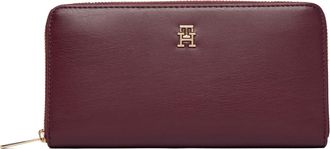 Tommy Hilfiger Geldb&ouml;rse Tommy Hilfiger Th Icon Lrg Za AW0AW17744 Dunkelrot
