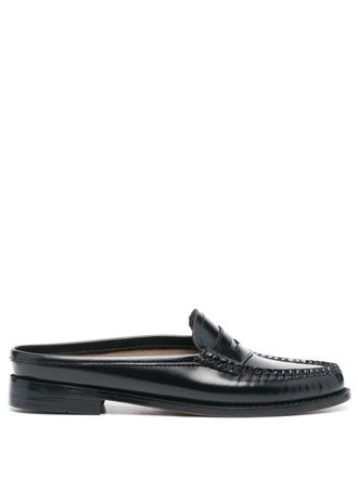 G.H. Bass & Co. mules 20 mm &agrave; entaille penny - Noir