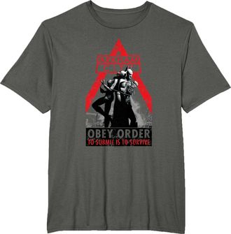 Batman Batman: Arkham City Catwoman Obey Order T-Shirt