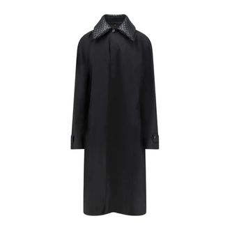 Bottega Veneta Tech Wollmantel - - Coats - Herren - Schwarzk - M
