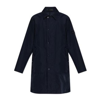 Stone Island Homme, Manteaux, Bleu, Taille: XL Parka Boutonn&eacute;e