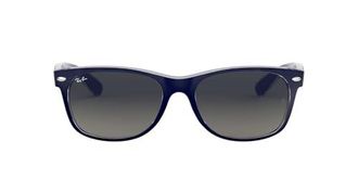 Ray-Ban New Wayfarer, Montures de lunettes mixte adulte, Bleu Transparent (Blue Transparent), 55 mm