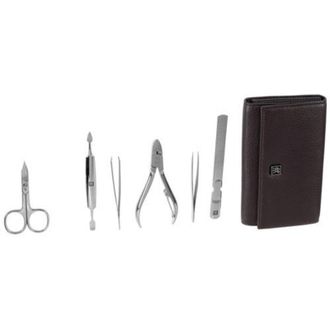 Zwilling Zwilling Manik&uuml;re Pedik&uuml;re Set 7tlg. mit Nagelknipser, Leder
