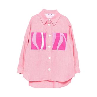 Pucci Femme, Blouses et Chemises, Rose, Taille: 38 FR Shirt