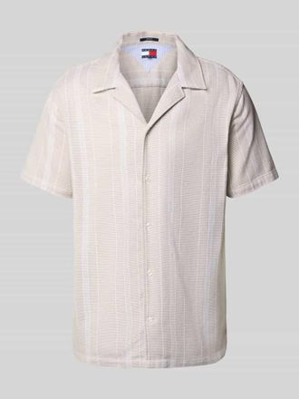 Tommy Jeans Regular Fit Freizeithemd mit Allover-Muster