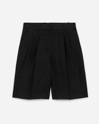 Arket Leinen-Shorts -Schwarz
