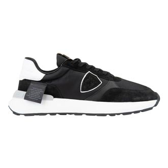 Philippe Model Schn&uuml;rschuhe f&uuml;r Damen aus Wildleder und Leder - - Shoes - Damen - Schwarzk - 35 EU