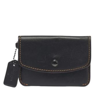 Coach Pre-owned Leder Portemonnaie - - Pre-owned - Damen - Schwarzk - ONE SIZE