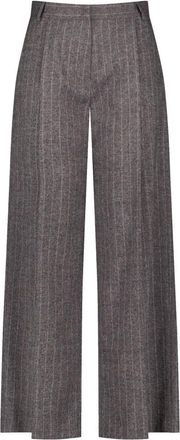 Gerry Weber Femme, Pantalons, Brun, Taille: 42 FR Wide Pantalons