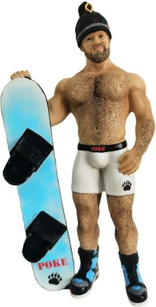 December Diamonds Snowboard B&auml;r Figur